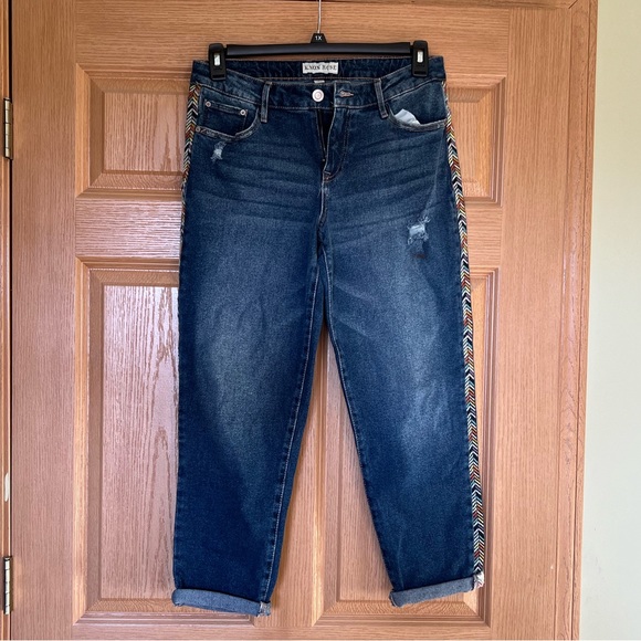 Knox Rose | Jeans | Knox Rose Embroidered Straight Leg Jeans | Poshmark